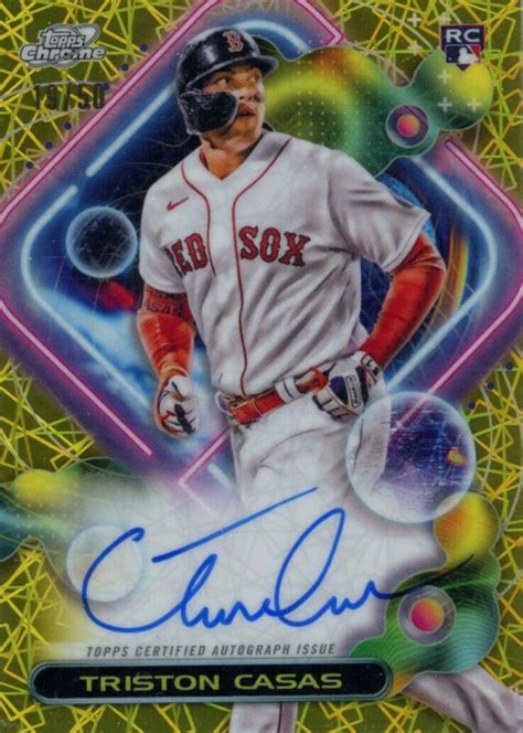 Triston Casas 2023 Topps Chrome Cosmic CCA TC Autographs Gold