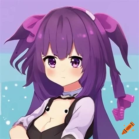 Cute Full Body Illustration Of Onpu Wara On Craiyon