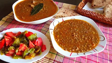 Les lentilles à l Algérienne طبق العدس كول او دس جا هايل خاثر او طايب
