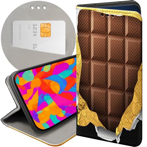 Etui Z Klapką Do Huawei Nova 5T Honor 20 Wzory Czekolada Choco