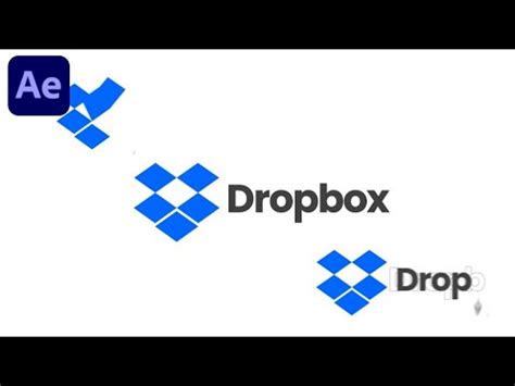 Dropbox Logo Animation In After Effects After Effects Tutorial No