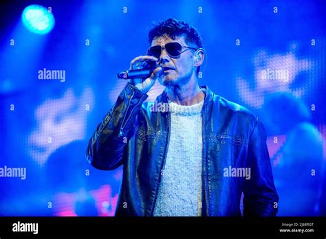 Morten Harket Lead Singer Of A Ha Pop Band Performs Live On Stage At
