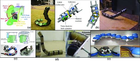 Major Snakebots With Their Joint Module In Close A Wireless