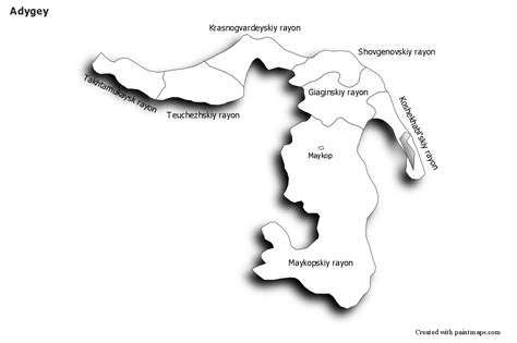 Adygey I In Rnek Haritalar
