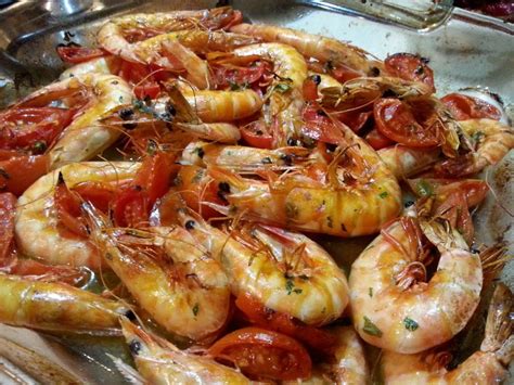 Langostinos Marinados Al Horno Mazzancolle Marinate In Guazzetto Cocina