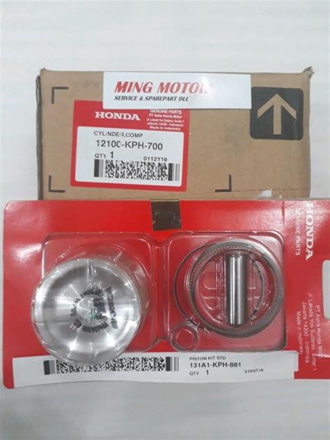 Blok Seher Supra X 125 FI Generasi Pertama Set KPH Asli Ahm Ket Gon
