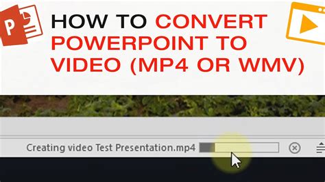 How To Convert Powerpoint Presentation To Video Youtube