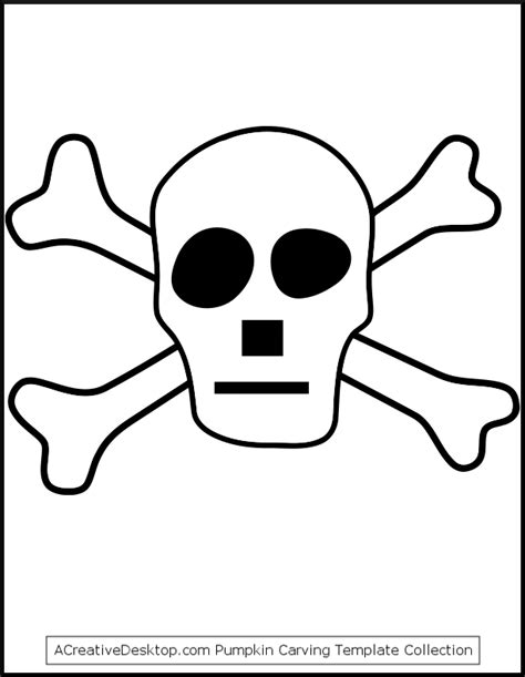 Skull And Crossbones Stencil Printable Printable Word Searches