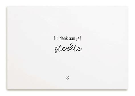 Kaart Ik Denk Aan Je Sterkte Crea Lavita