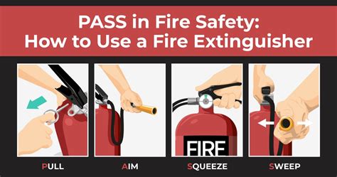 Pass In Fire Safety How To Use A Fire Extinguisher Fire Safety Equipment