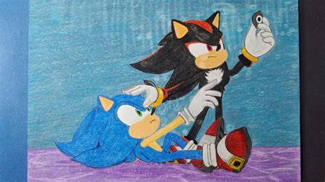 Dibujando A Sonic Y Shadow SONIC PRIME NUEVA TEMPORADA Drawing