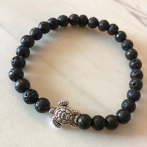 Silverskylight Jewelry Sale Lava Rock Oil Diffuser Turtle Bracelet