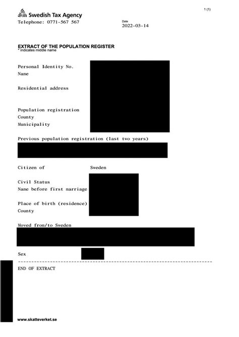 Sweden Tax Residency Certificate Private Crowdestate