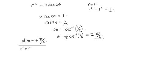 solved find all intersections of the pairs of curves in exercises 25 28 r 2 2 cos 2 θ r 1