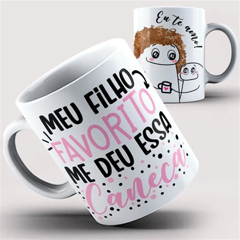 Caneca M E Filho Favorito Deu Esta Caneca Elo
