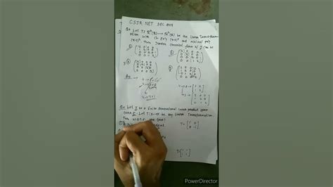 csir net dec 2019 linear algebra part c csir net mathematics csir net june 2021 csir net jrf