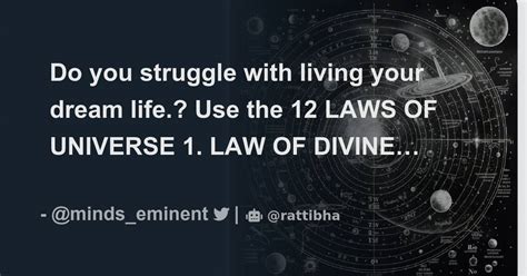 Do You Struggle With Living Your Dream Life Use The 12 LAWS OF
