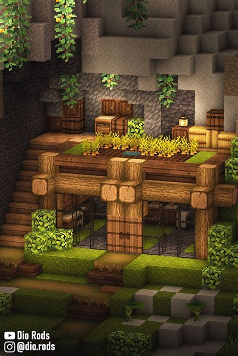 Minecraft Lush Cave Starter House Cute Base Full Tutorial On My
