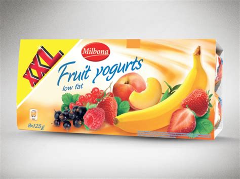 Iaurt cu fructe cu continut redus de grasime Lidl România