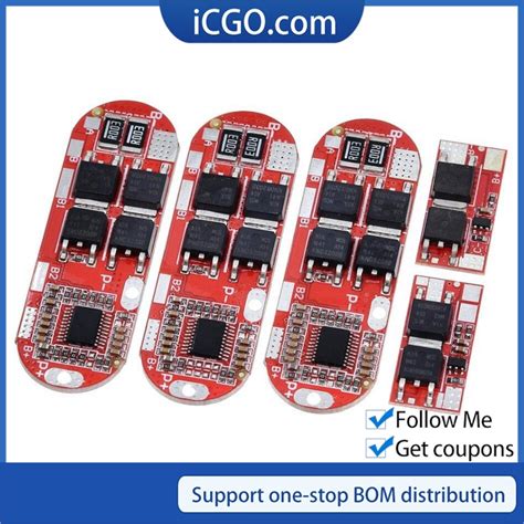 Bms 1s 2s 10a 3s 4s 5s 25a Bms 18650 Li Ion Lipo Lithium Battery