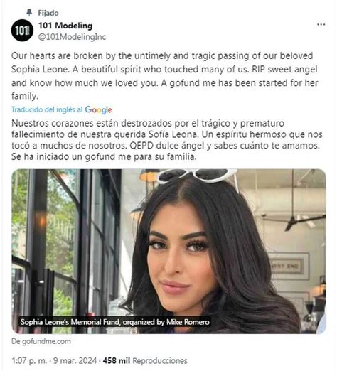 De qué murió la actriz de cine para adultos Sophia Leone TN