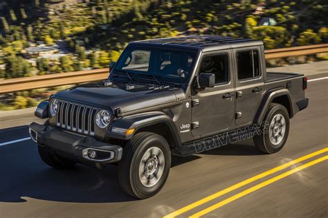 Jeep Wrangler Pickup Rendering