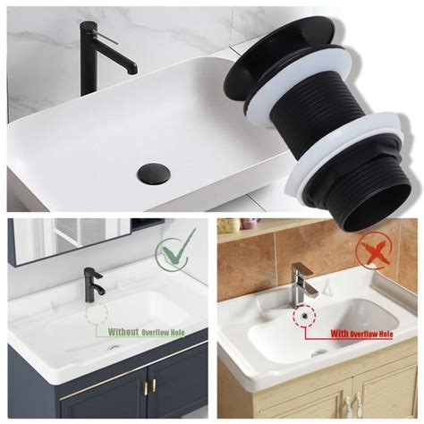 Bonde De Lavabo Sans Trop Plein Universelle Bonde De Lavabo Pop Up