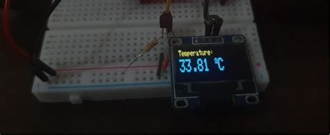 Ds B With Esp Nodemcu And Display Readings On Oled