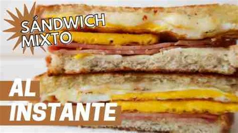 Sándwich mixto Receta rápida para el desayuno en 10 minutos