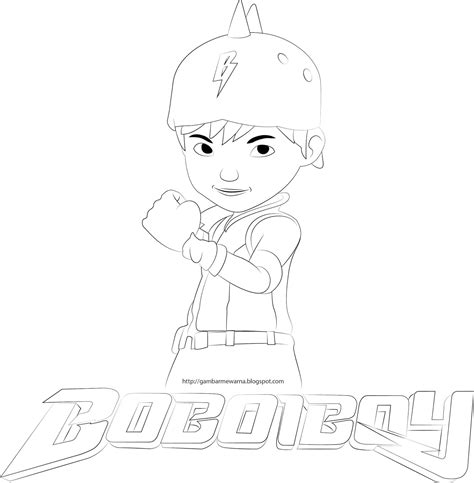 Boboiboy Galaxy Coloring Coloring Pages