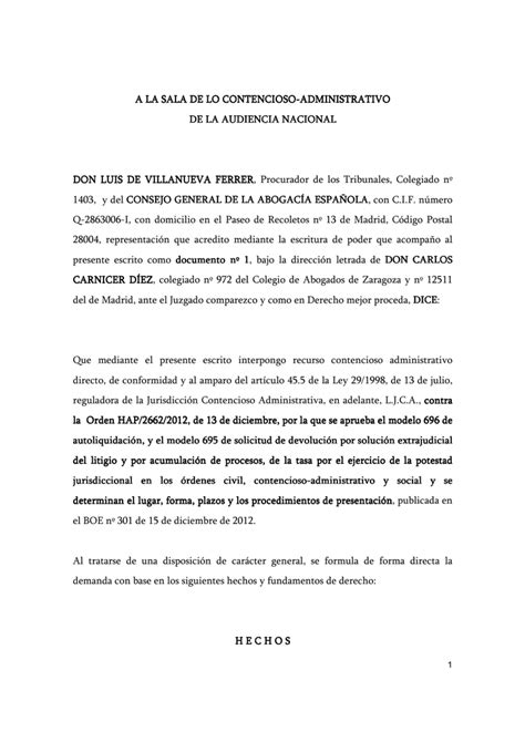 Recurso Contencioso Administrativo Directo Medida