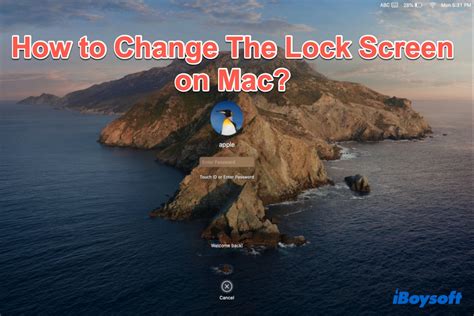 How To Change Your Lock Screen Picture On Macbook Air Macbook Pro