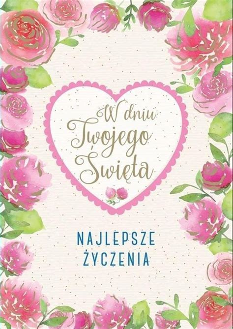 Karnet W Dniu Twojego Święta 1491213710 Ceny i opinie Ceneo pl