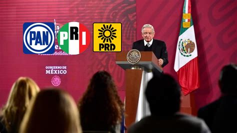 AMLO Habla Sobre Las Alianzas Del PRI PAN Y PRD Les Va A Perjudicar