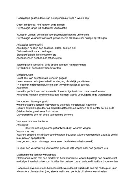 HC GP Samenvatting Hoorcollege 1 Hoorcollege Geschiedenis Van De