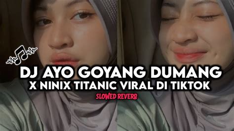 DJ AYO GOYANG DUMANG X NINIX TITANIC VIRAL TIKTOK Slowed Reverb YouTube