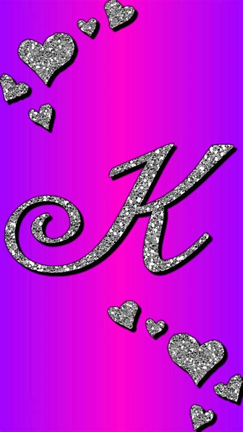 Name Stylish K Wallpaper Flashing Smooth Animations On Your Screen
