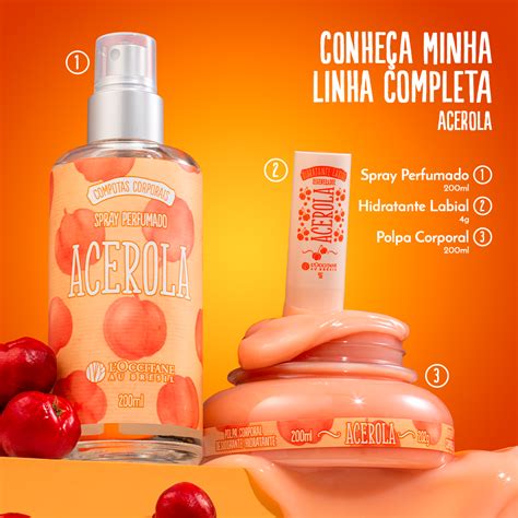 Body Splash Acerola Loccitane Au Br Sil Ml Princesa Imports
