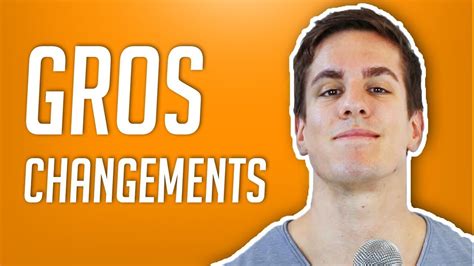 Ce qui va changer grâce à vos retours MERCI YouTube