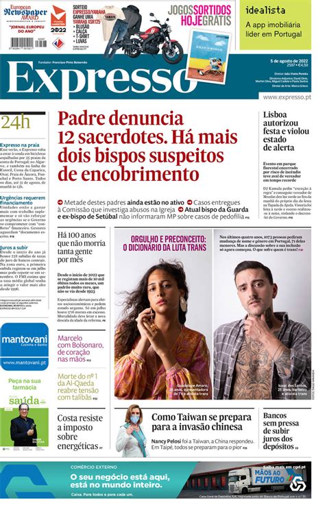 Expresso Edição de sexta feira 05 de agosto 2022