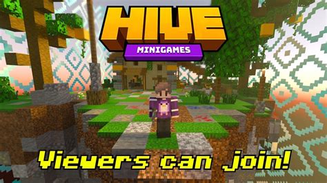 Hive With Viewers Minecraft Bedrock Live Cs Youtube