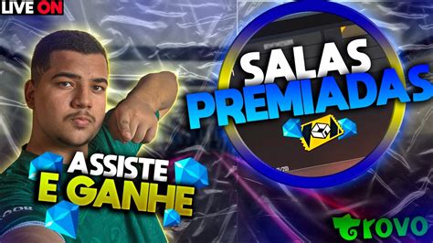 FREE FIRE AO VIVO 4V4 PREMIADO SALAS PREMIADAS X1 DOS CRIAS 4k