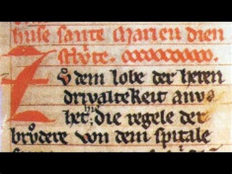 Eine Geschichte Des Deutschen Ordens Ordensregel Youtube
