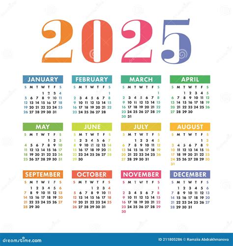 Plantilla De Calendario 2025 Freddy Rafaelia