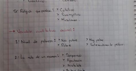 BIOESTADISTICA 5 6 Jue Sab Tarea 2 Ejemplos De Los Tipos De Variables