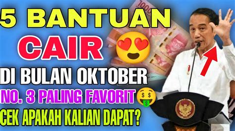 Mantab Banjir Bantuan Di Bulan Oktober Ada Bantuan Cair