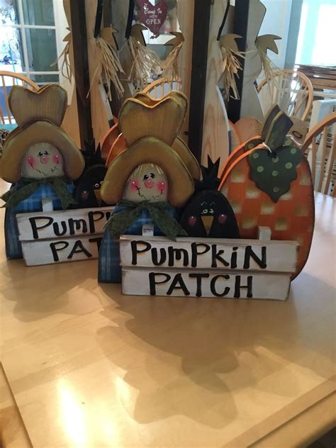 Primitive Fall Crafts Country Primitive Halloween Wood Crafts