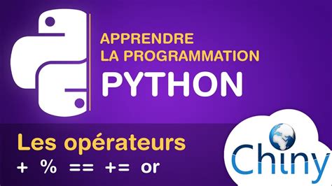 Apprendre Python Les Op Rateurs Youtube