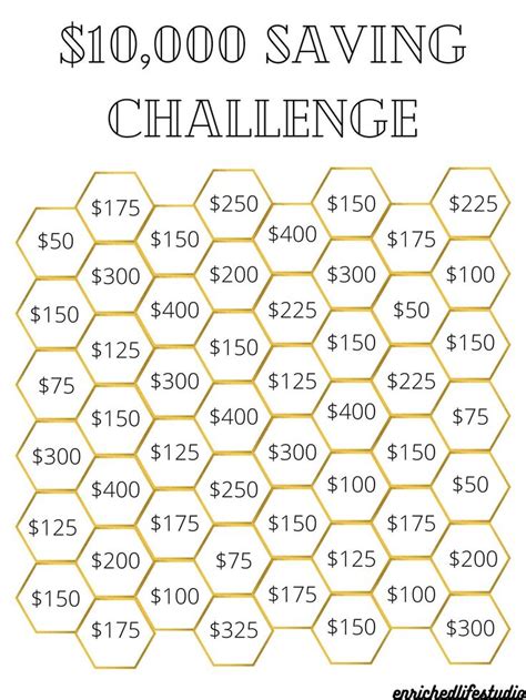 Printable Money Saving Challenges