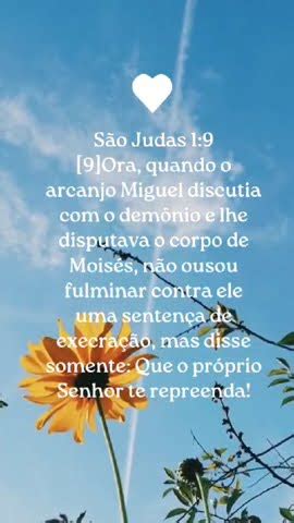quando o arcanjo Miguel discutia o demônio e lhe disputava o corpo
